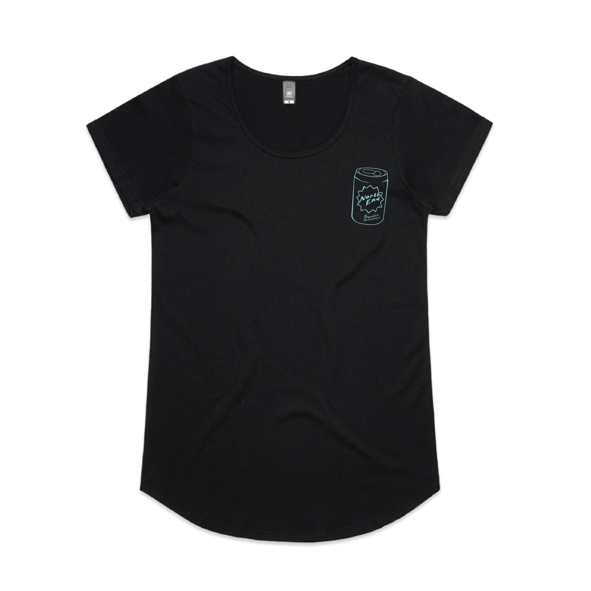 Can Badge' Printed Tee - Black – North End Brewery